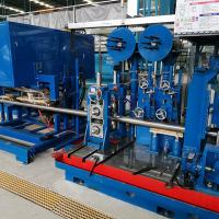 China ERW Steel Pipe Forming Machine Welded Tube Manufacturing Line 76.2-165 x 6mm for sale