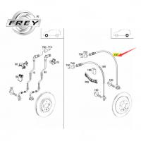 China Frey Auto Parts Rear ABS Wheel Speed Sensor 1645400717 For Mercedes W164 X164 W251 V251 for sale