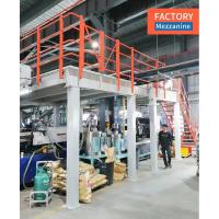China Warehouse Storage Rack Mezzanine Floor Kits with Stairs Customized Depth Steel Solution for sale