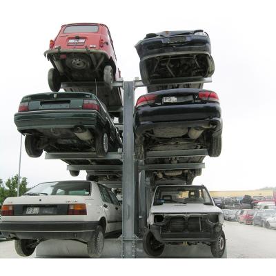 China Hot Dip Galvanized Finish Outdoor Storage Cantilever Car Racking Depth 300-2000mm Width 500-2000mm for sale