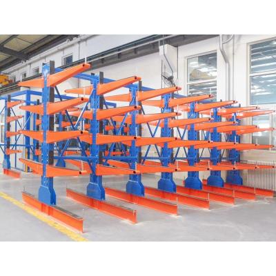 China Industrial Sheet Metal Storage Cantilever Rack with Corrosion Protection for sale