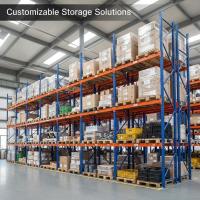 China Warehouse Rack Selective Rack Storage System Offering Customizable Storage Solutions for Various Industrial Applications for sale
