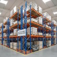 China Depth 800-1500mm Steel Rollformed Pallet Racking Suitable Automated Storage Retrieval Systems Storage Organization for Industrial Warehouses for sale
