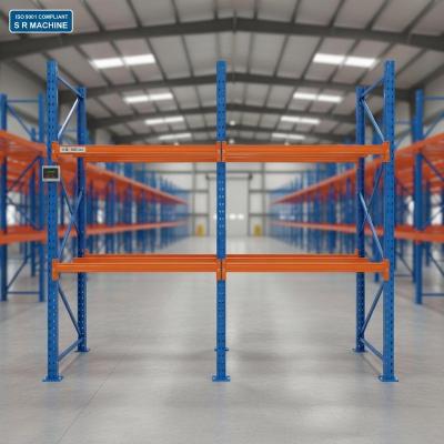 China ISO 9001 Compliant S R Machine Pallet Racking Bay Width 1000 Mm to 3000 Mm Corrosion Protection Designed for Warehouse Storage for sale