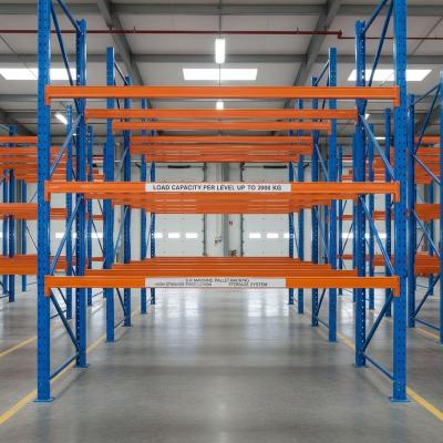 China Load Capacity Per Level Up To 2000 Kg S R Machine Pallet Racking High Strength Steel Corrosion Protection Storage System for sale