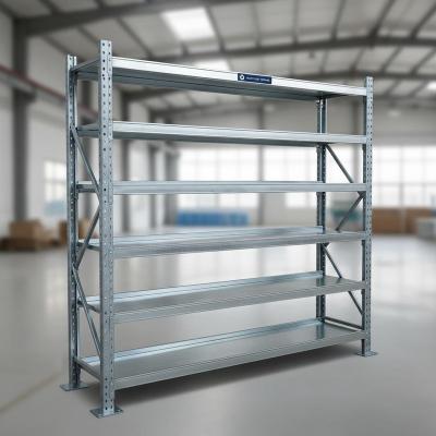 China Freestanding Heavy Duty Steel Shelving Adjustable Shelves Heavy Load Capacity Metal Storage Racks for Industrial Warehouse for sale