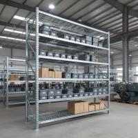 China Wire Mesh Industrial Steel Storage Rack 5 Shelves Robust Storage System Suitable for Industrial Warehouse Environments for sale