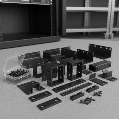 China 7mm Width Rack Accessories Black Screws Included Components Versatile Components Supporting Industrial Storage Solutions for sale