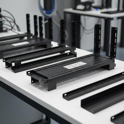 China Adjustable Brackets And Shelves Server Rack Mount Accessories Powder Coated Surface Finish Durable Solutions For Data Centers for sale