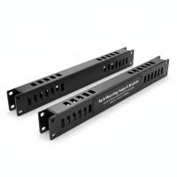 China Computerized Rack Accessories Rack Mounting Support Brackets Durable Heavy Duty Steel Construction Ideal for Server Cabinets for sale