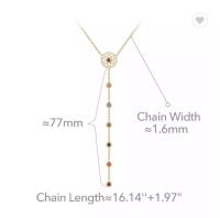 China 18k Stainless Steel Jewelry Set Hollow Color Crystal Pendant Necklace Bracelet Set for sale