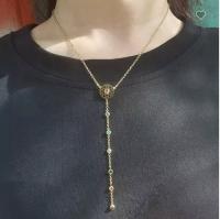 China 18k Stainless Steel Jewelry Set Hollow Color Crystal Pendant Necklace Bracelet Set for sale