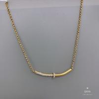 China Rhinestone Nail Pendant Necklace Bangle 18k Gold Plated Fashion Jewelry for sale