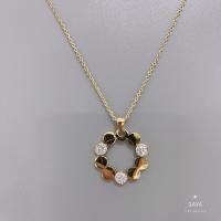 China Custom Stainless Steel Jewelry Set Gold Necklace And Earring Set for sale