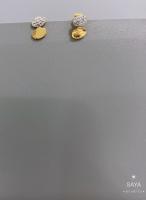 China Custom Stainless Steel Jewelry Set Gold Necklace And Earring Set for sale