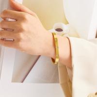 China MVCOLEDY Jewelry Gold Plated Bangle Bracelet Cz Stone Stainless Steel With Crystal for sale