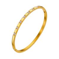 China Jewelry CZ Hinged Oval Cuff Bangle Bracelet For Women Girl Christmas Gift Couple for sale
