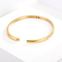 China Jewelry CZ Hinged Oval Cuff Bangle Bracelet For Women Girl Christmas Gift Couple for sale