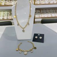 China 3Pcs Jewelry Set Heart Pendant Necklace Crystal Stud Earrings Shiny Heart Bracelet Cubic Zirconia Love for sale