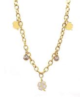 China 3Pcs Jewelry Set Heart Pendant Necklace Crystal Stud Earrings Shiny Heart Bracelet Cubic Zirconia Love for sale