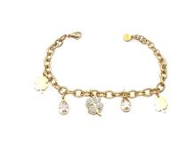 China 3Pcs Jewelry Set Heart Pendant Necklace Crystal Stud Earrings Shiny Heart Bracelet Cubic Zirconia Love for sale