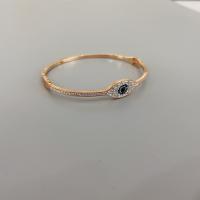 China Stainless Steel Ladies Gold Plated Bracelet Bangle Jewelry Type eyes Bracelets Bangles for sale