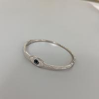 China Stainless Steel Ladies Gold Plated Bracelet Bangle Jewelry Type eyes Bracelets Bangles for sale