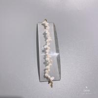 China vintage luxury brand hand chain small faux pearl bracelet Stainless steel bangle for sale