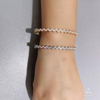 China Luxury Brand 24k Gold Rhinestone Bracelet Stainless Steel Wave Bangle Bracelet for sale