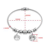 China Niche brand luxury style Stainless steel bracelets P word brand desgin wristband for sale