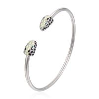 China Designer brand accessories snake cuff adjustable  fashion stainless steel bangle for sale