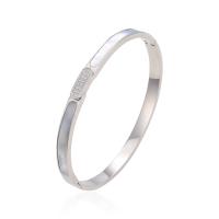 China Luxury Store White Shell Bracelet 12G 18k Gold Stainless Steel Bangle for sale