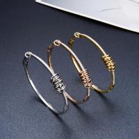 China unique niche brand coil rhinestone inlaid bracelets 18k gold snap button bangles for sale