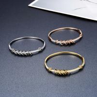 China unique niche brand coil rhinestone inlaid bracelets 18k gold snap button bangles for sale