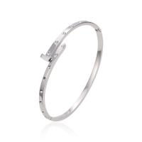 China Exclusive Stainless Steel Designer Jewelry Printed 18k Gold Screw Bracelet for sale