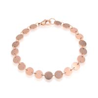 China Niche Design Gold Hand Chain Round Shell Shaped Bracelets Stainless steel bangle for sale