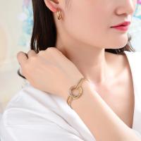 China 16cm Stainless Steel Bangle Three Color Mix Ladies Hand Chain for sale