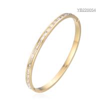 China Ring Style CZ Gold Jewelry Fashion Full Rhinestone Buckle Bracelet for sale