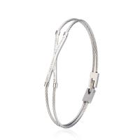 China Luxury X Letter Rhinestone Double Rope Bracelet 14 Karat Stainless Steel Bracelets for sale