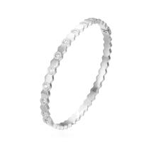 China Honeycomb Hexagonal Stainless Steel Bangle CE Personalized 14k Gold Bracelet for sale