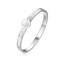 China ODM Dowager Brand Stainless Steel Bangle Gold Silver White Enamel Bracelet for sale