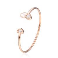 China Shamrock Stainless Steel Bangle for sale