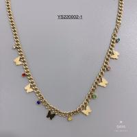 China Colorful Rhinestone Butterfly Chain Necklace Europe Silver Bracelet Jewelry Set for sale