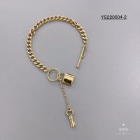 China Luxury 14k Gold Stainless Steel Lock Head Pendant Necklace Key and Lock Bracelet for sale