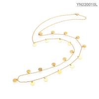China Layered Round Shell Tassel Necklace for sale