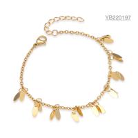 China 16cm Chain Style Gold Rhinestone Bracelet With 4cm Extension Chain for sale