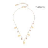 China Rhinestone Tassel Stainless Steel Fashion Necklaces 18k Gold Torque Necklace for sale