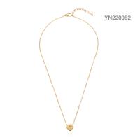 China 18k Gold Plated Stainless Steel Necklace Minority Brand Rhinestone Rose Pendant Torque for sale