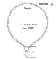 China Romantic Silver Stainless Steel Fashion Necklaces Vintage Love Heart Pendant Necklace for sale