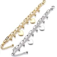 China 16cm Stainless Steel Bangle Multi Layer Tassel Hand Chain 14k Gold Anklet Bracelet for sale